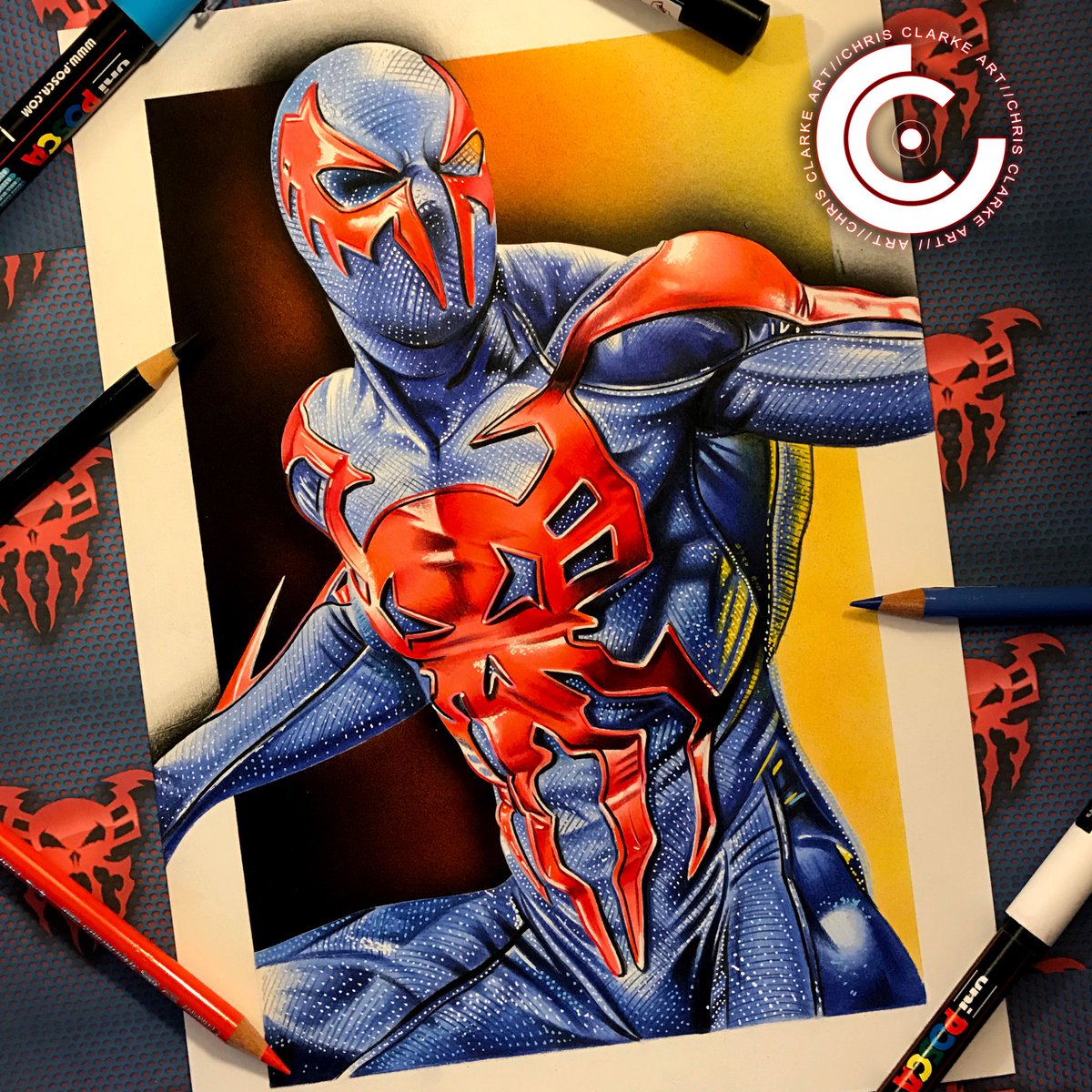 Spiderman 2099 Drawings