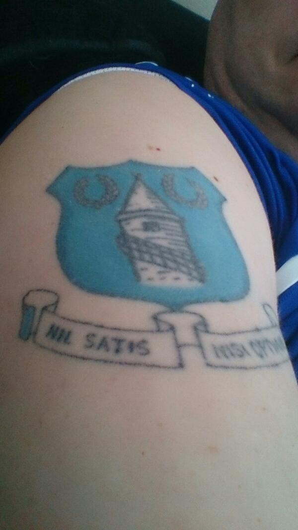 Everton Badge Tattoos Thank You For Trusting Us🙏🏻 Tattoo Starts