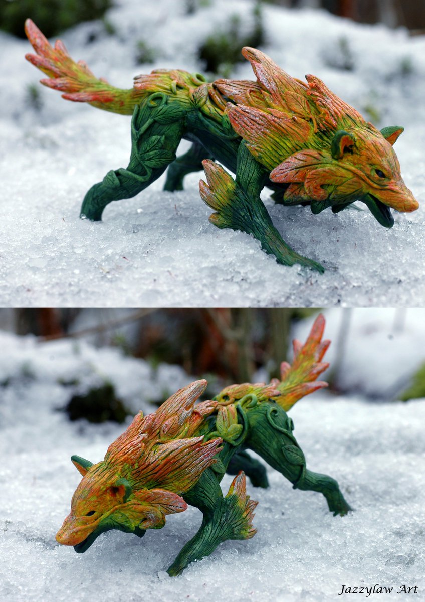 I sculpted a pretty fern hound from polymer clay! : r/Guildwars2
