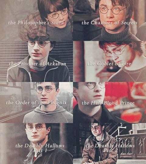 Harry Potter World on Twitter: "Harry Potter Through The Years…