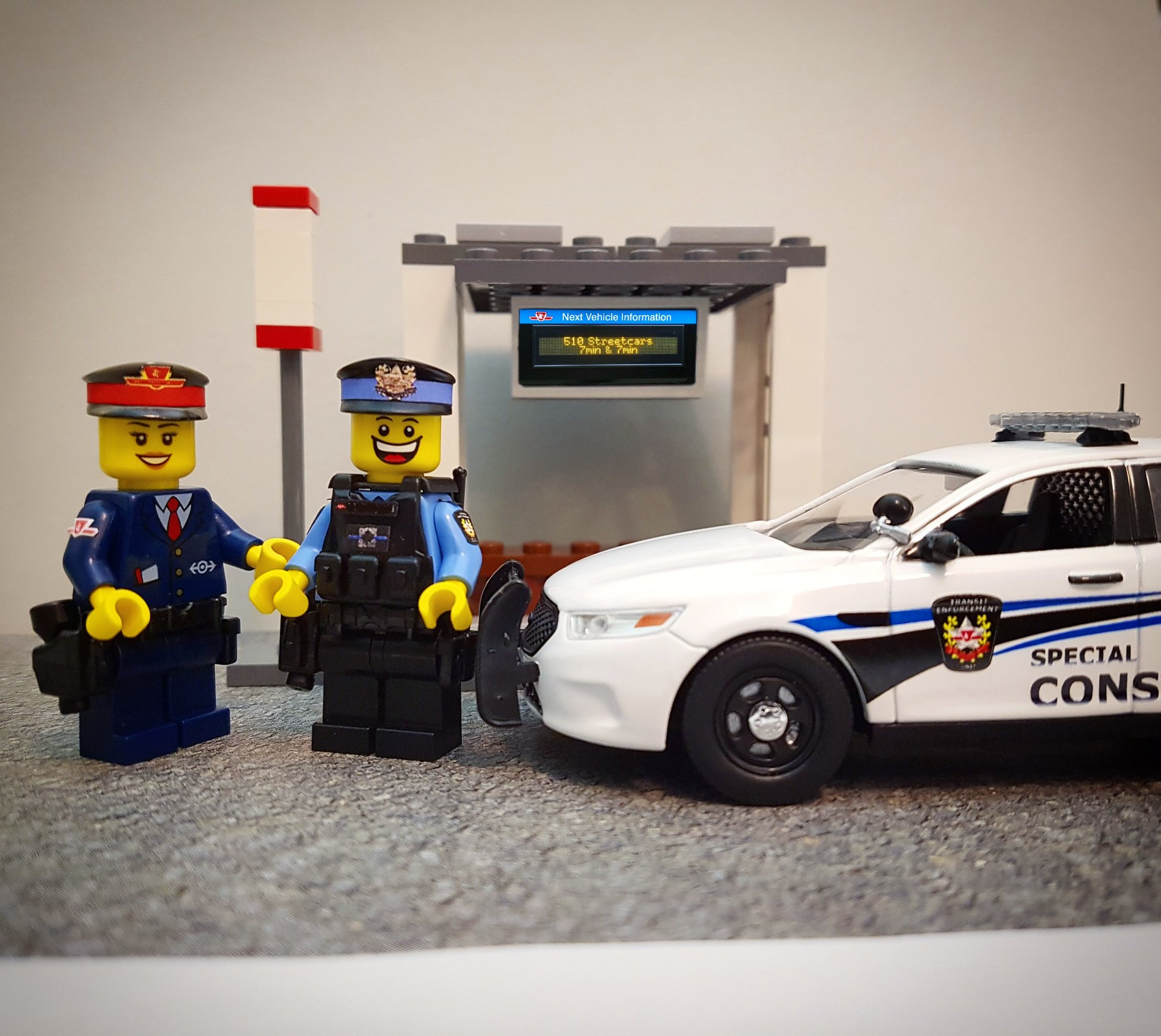 Custom Lego Police Car Lights