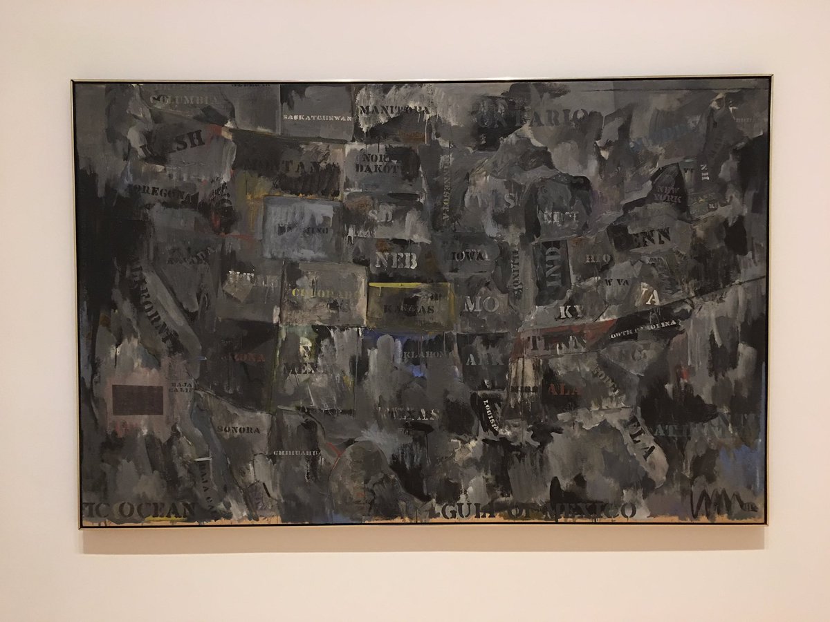 Mapa De Jasper Johns 1962