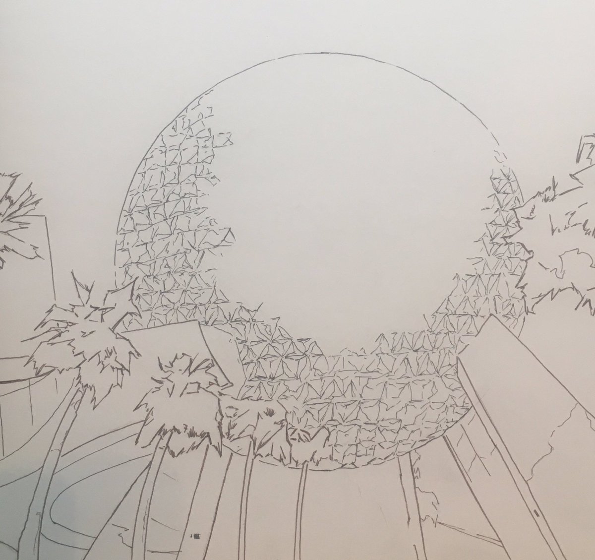 Epcot Drawing