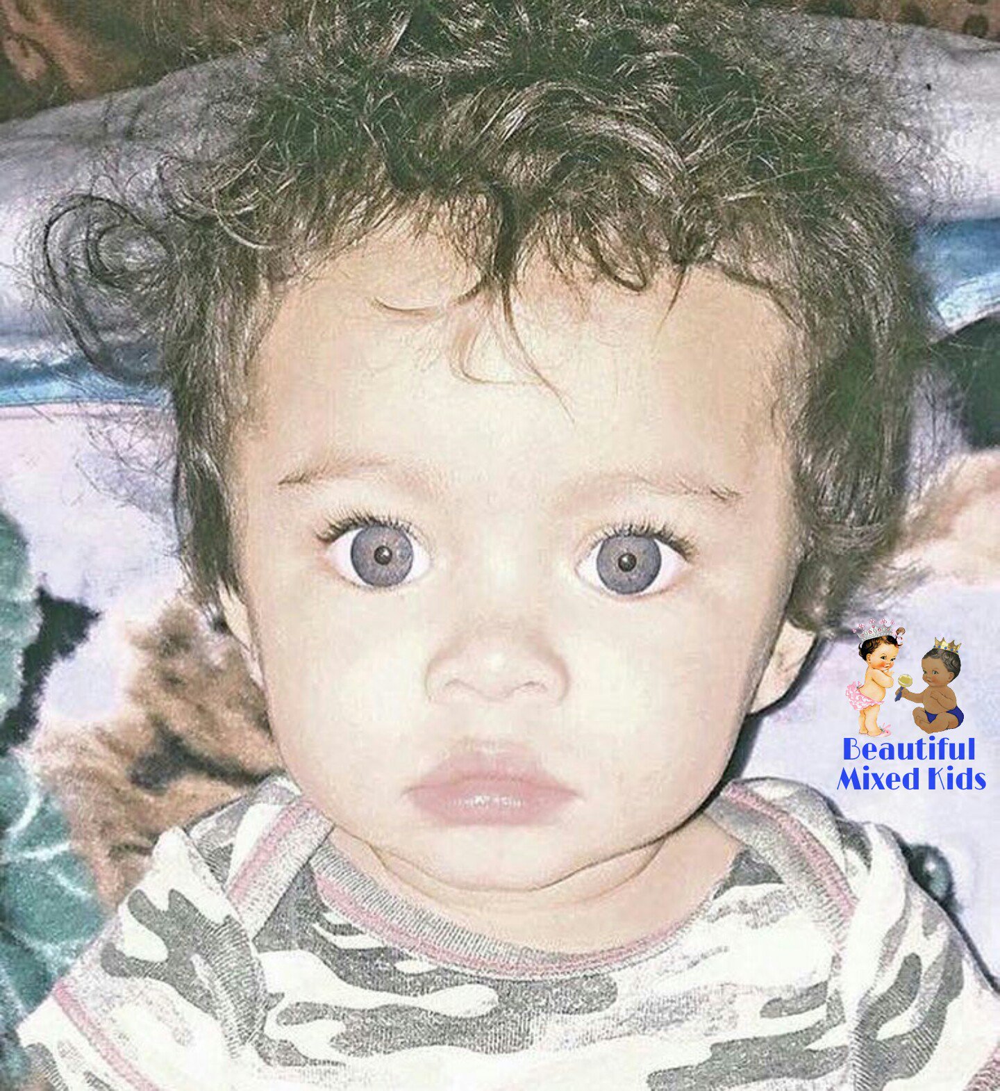 Beautiful Mixed Baby Boy