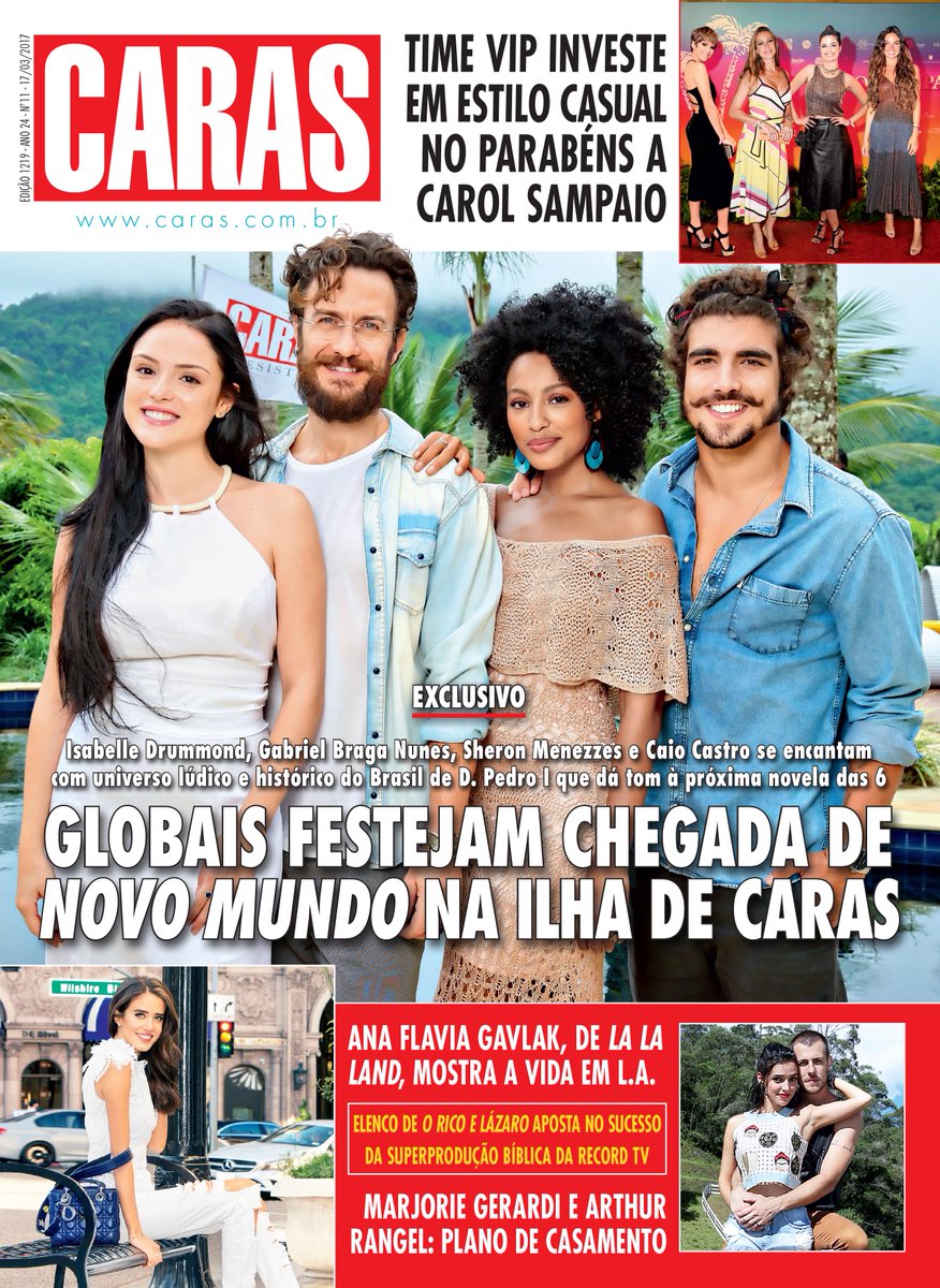 Na revista CARAS desta semana: Ilha de CARAS em dia histórico. Isabelle ...