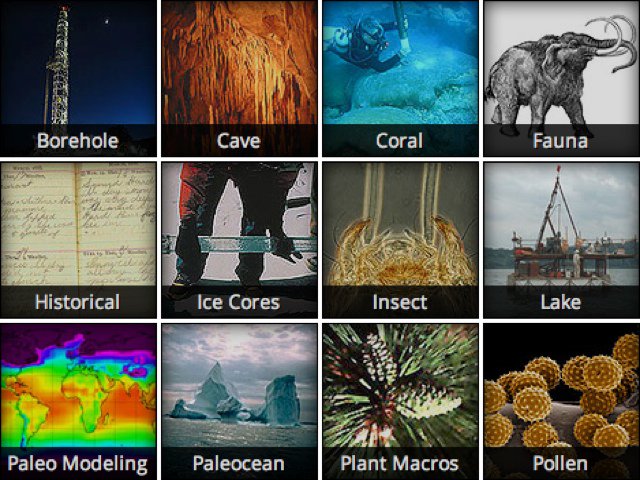 The new, easy-to-use paleoclimatology web service allows users to ...