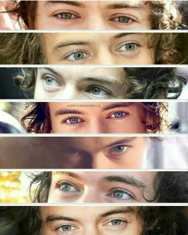 One Direction Eyes Close Up