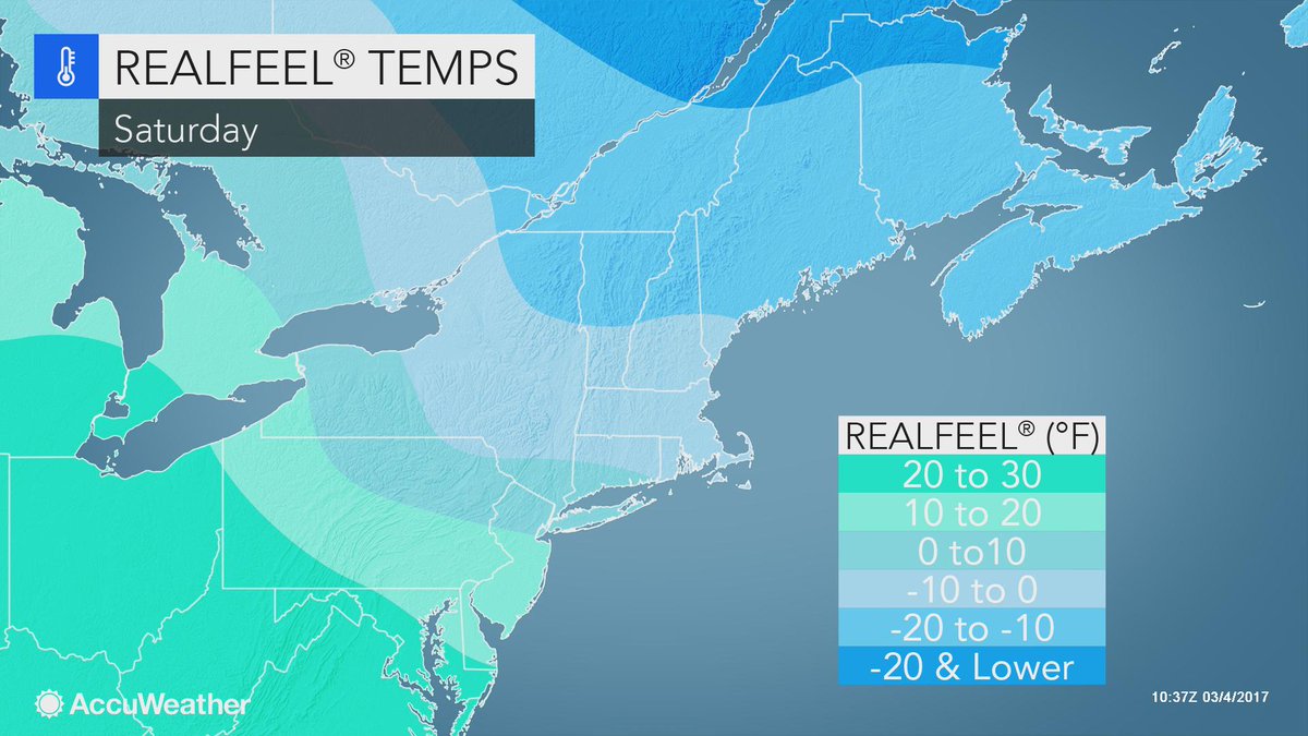 A frigid day is in store for the Northeast with AccuWeather RealFeel ...