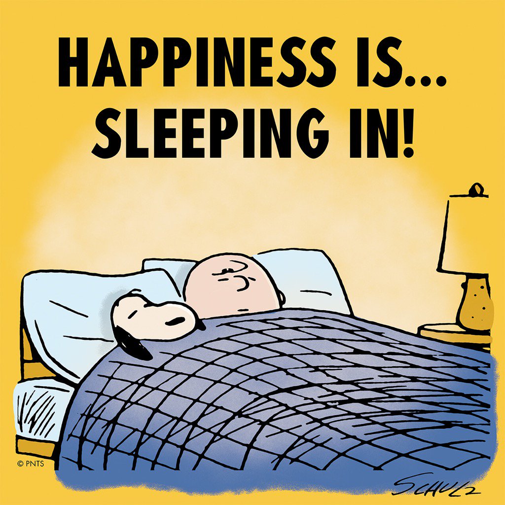 Saturday : feeling sleeping Saturday | PEANUTS | Scoopnest