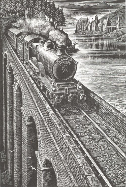 Hogwarts Express Train Drawing