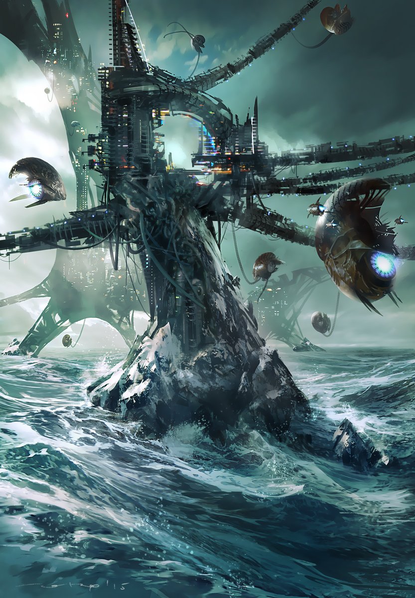 Alien City Concept Art