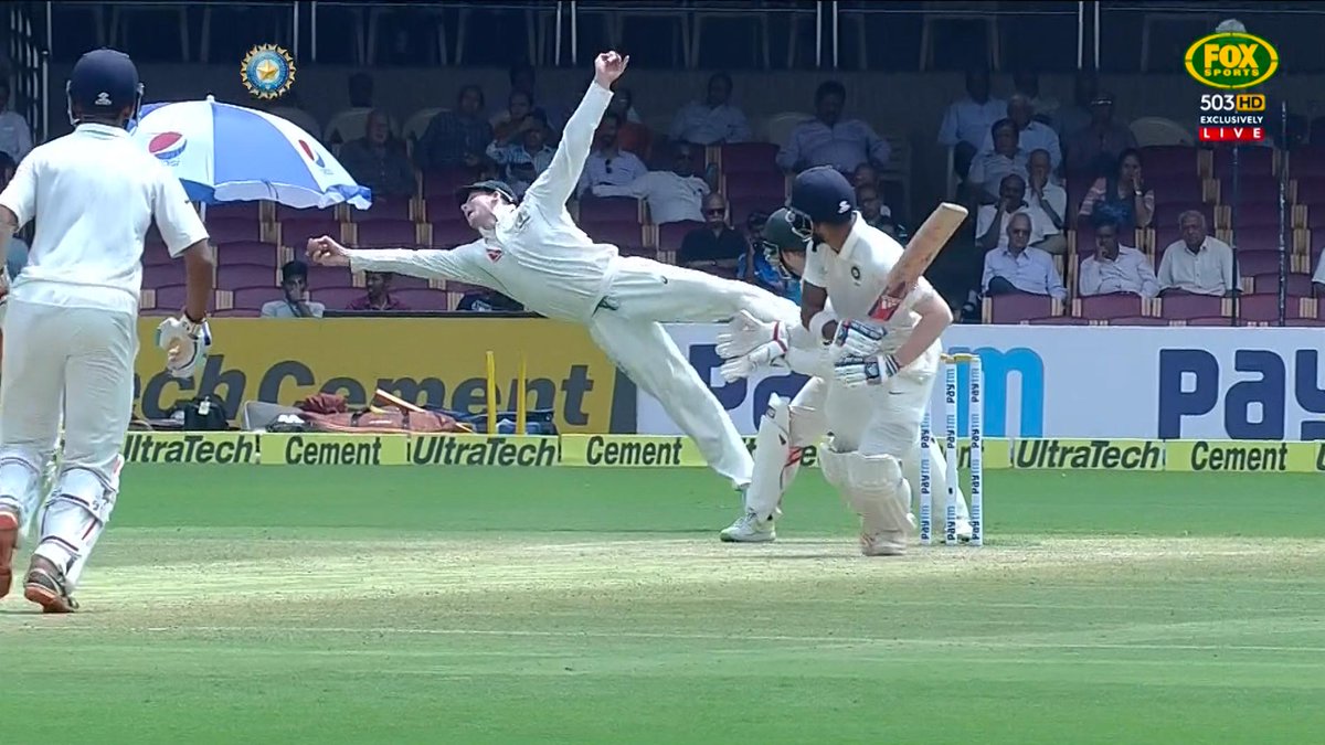 Steve Smith's spectacular catch : r/Cricket