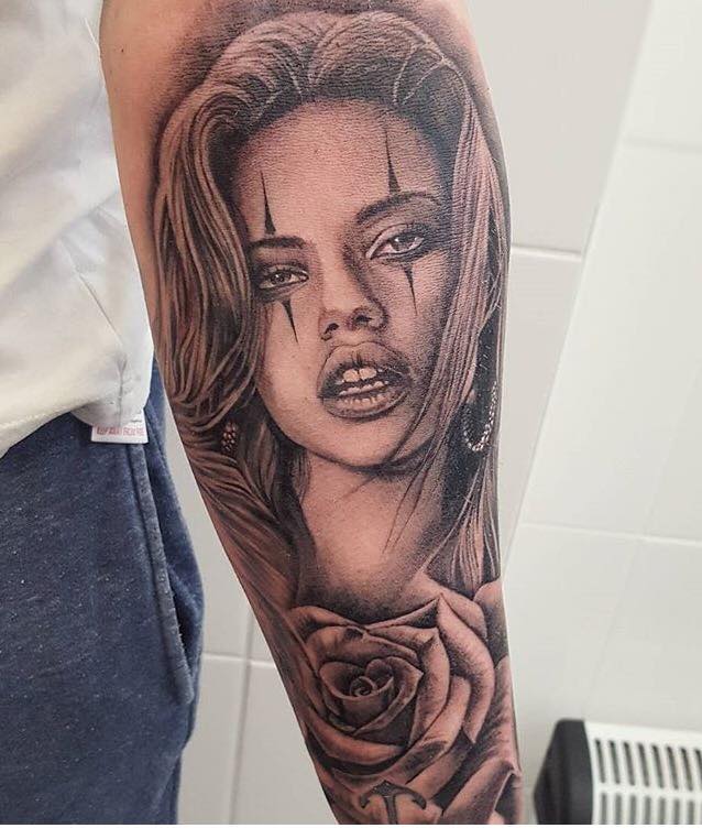 Chicano Rose Tattoos