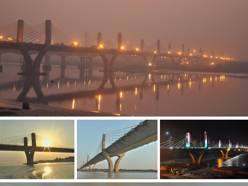 Details of largest extra-dosed cable stay bridge in India to be ...