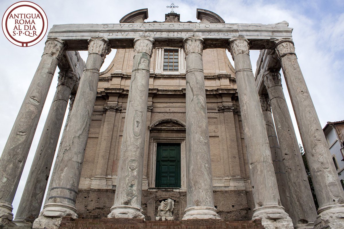 A su muerte, Antonino Pío fue divinizado. El templo de Divo Pío y Diva ...