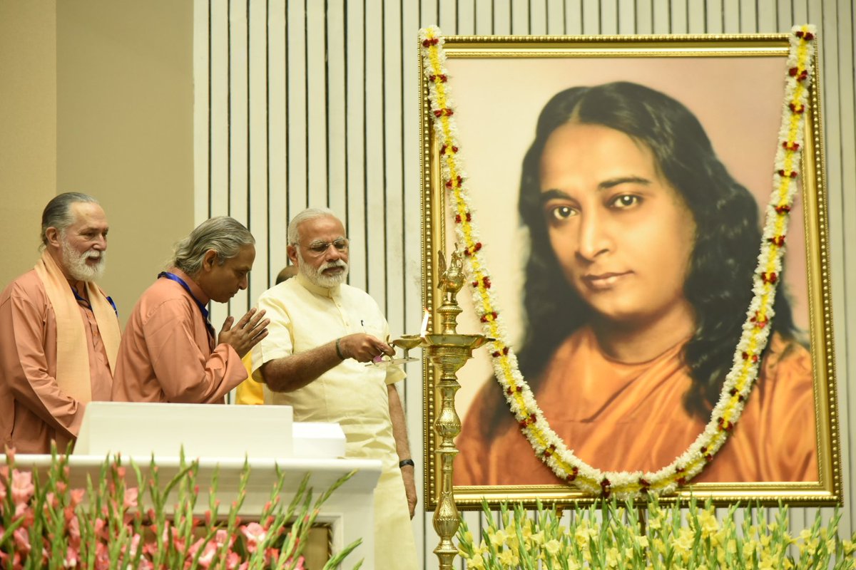 Recalled the thoughts of Swami Paramahansa Yogananda & his impact on ...