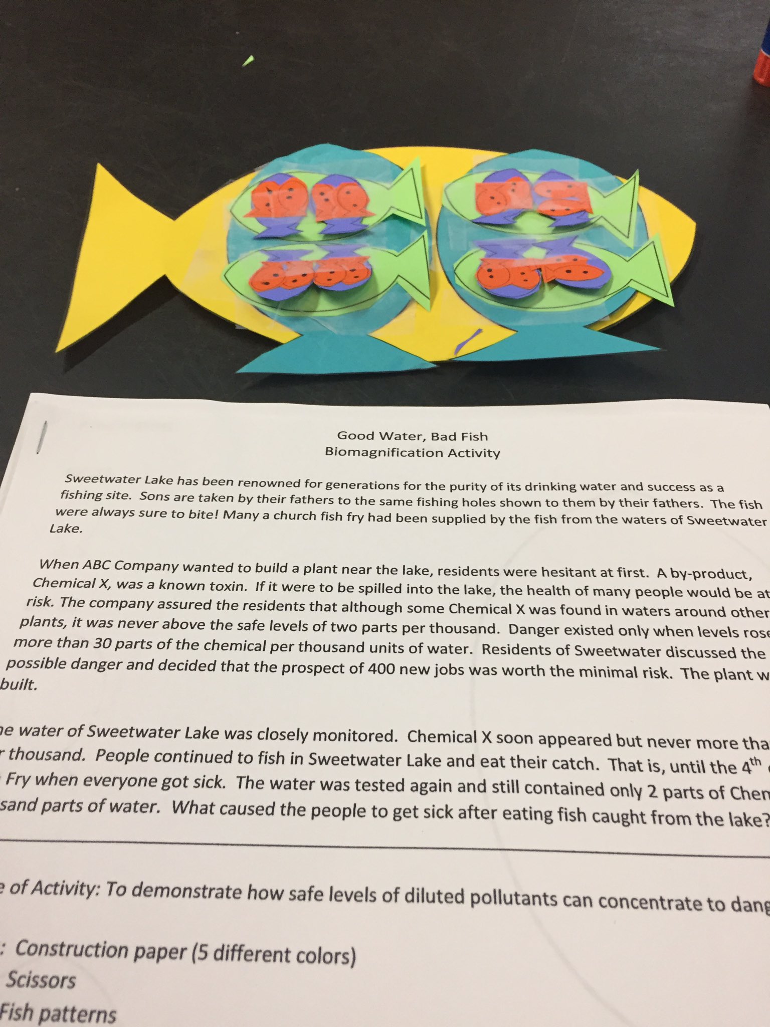 Biomagnification Worksheet Biomagnification : Causes, Effects