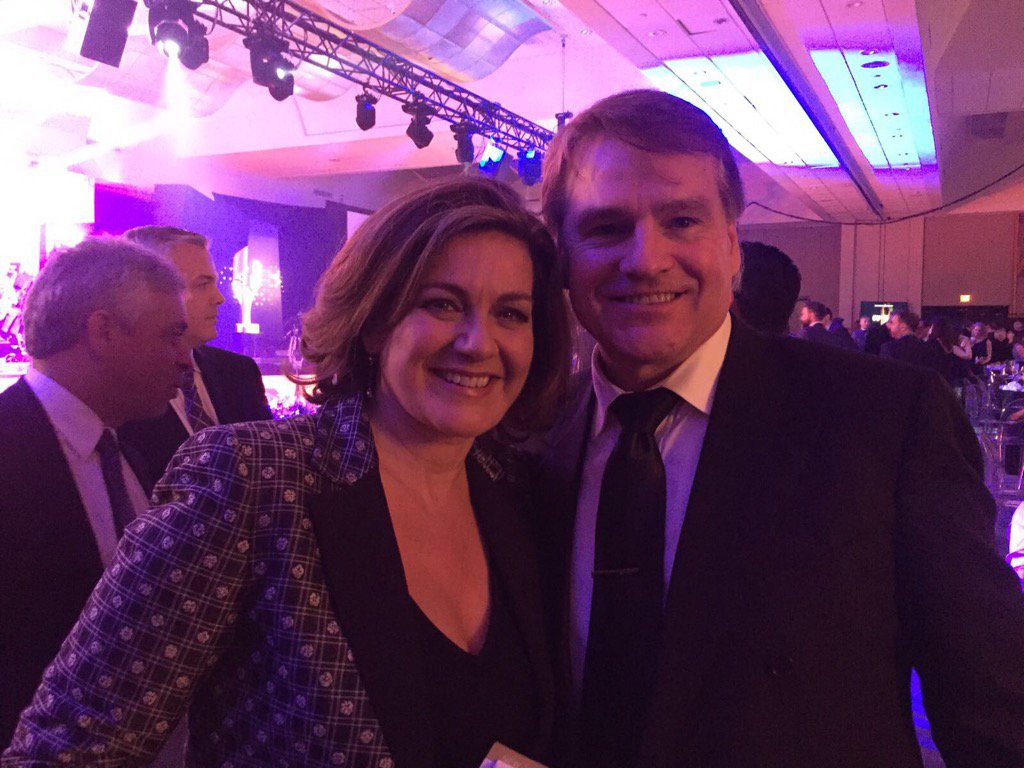 Great to meet the best news anchor in the country tonight, congrats ...