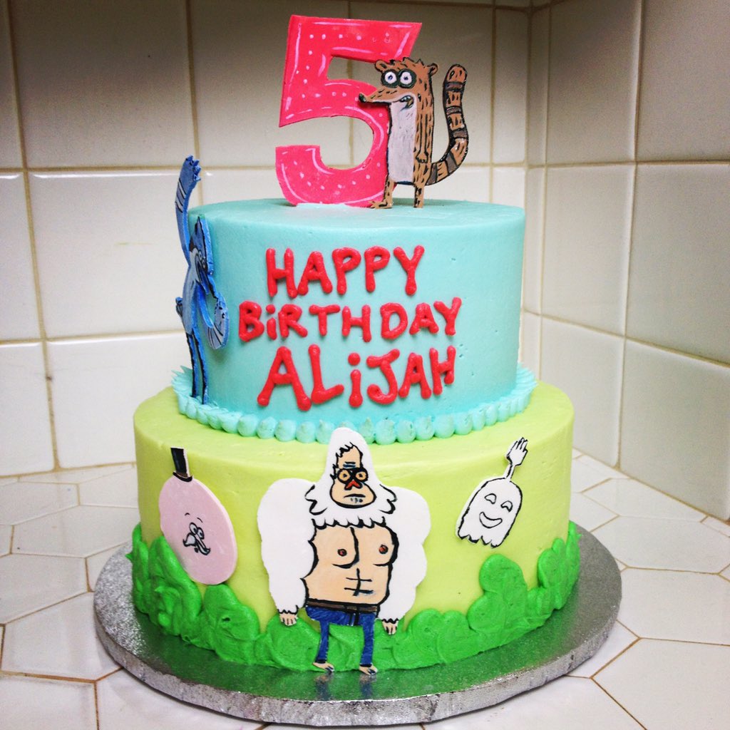 Regular Show Cake