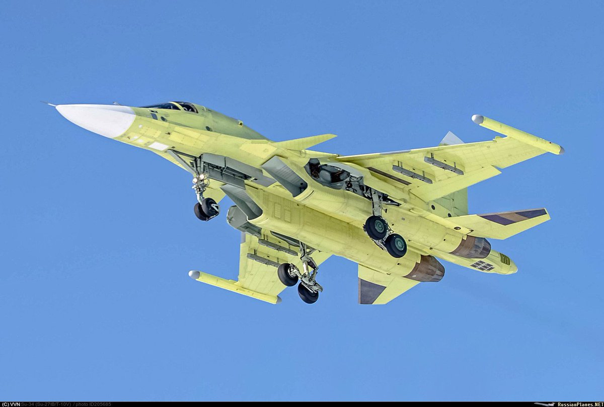 Sukhoi Su-34 "Fullback" - Fresh out of the factory. : r/aviation