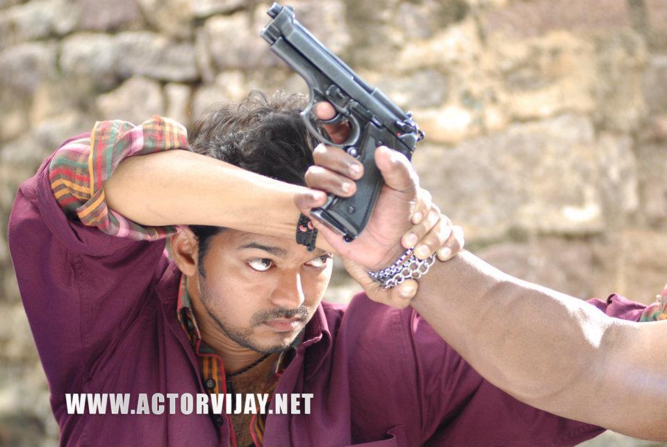 Pokkiri Vijay With Gun