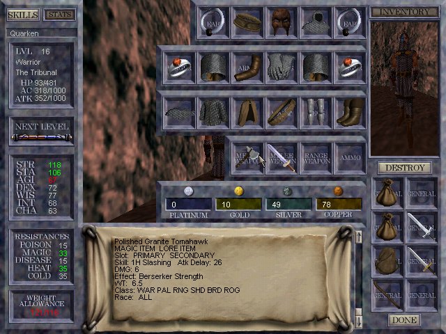 Everquest Original Ui