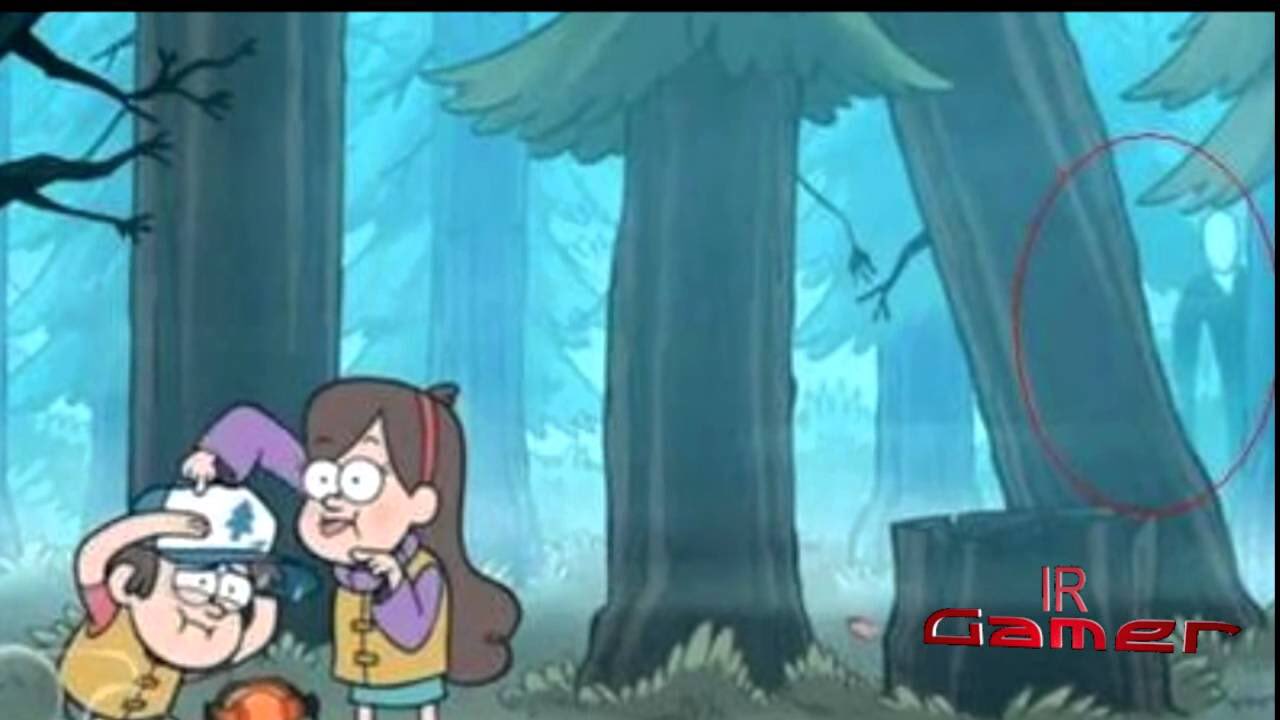 Slender Man In Gravity Falls