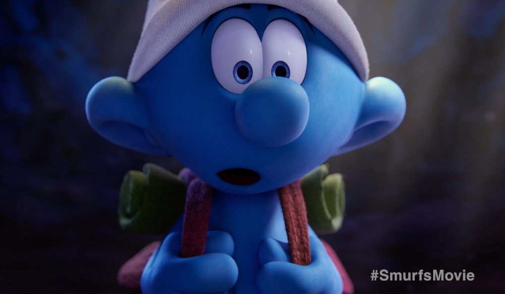 Clumsy Smurf Falling