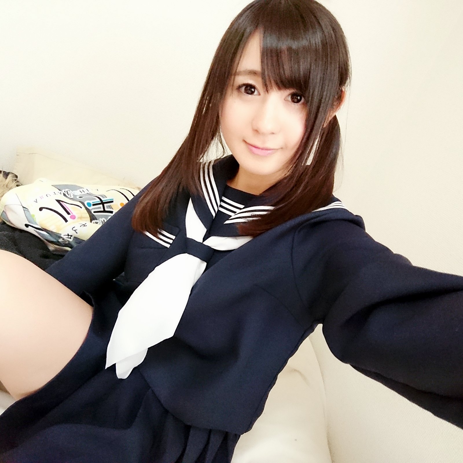 Tw Pornstars 2 Pic 星空 もあ Twitter セーラー服スカートが短かった 。・о・。 パンチラしてきたで Free