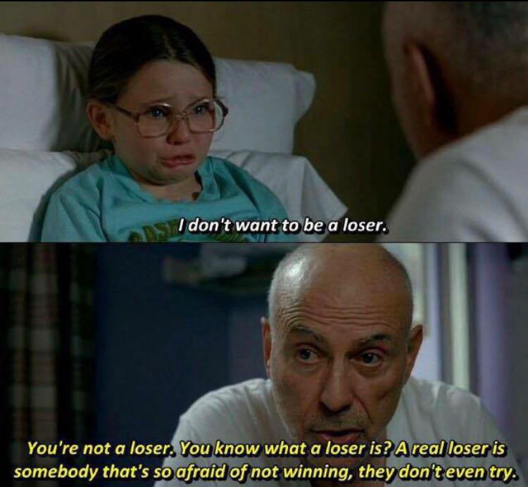 Mark Teasdale ★ on Twitter: "You're not a loser. You know what a loser is? A real loser is ...