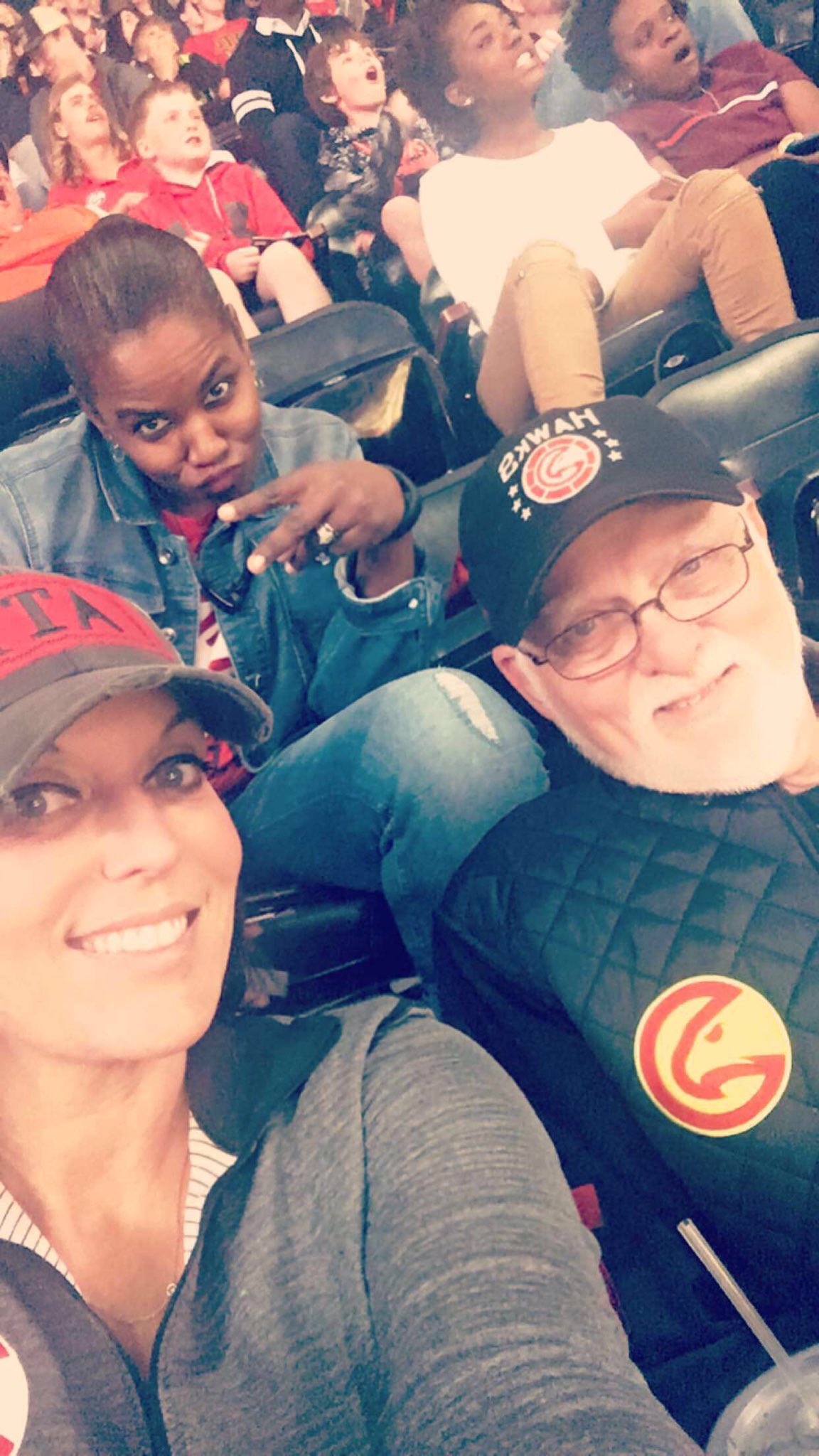 Hawks Fans Show Out In Potential Playoff Preview