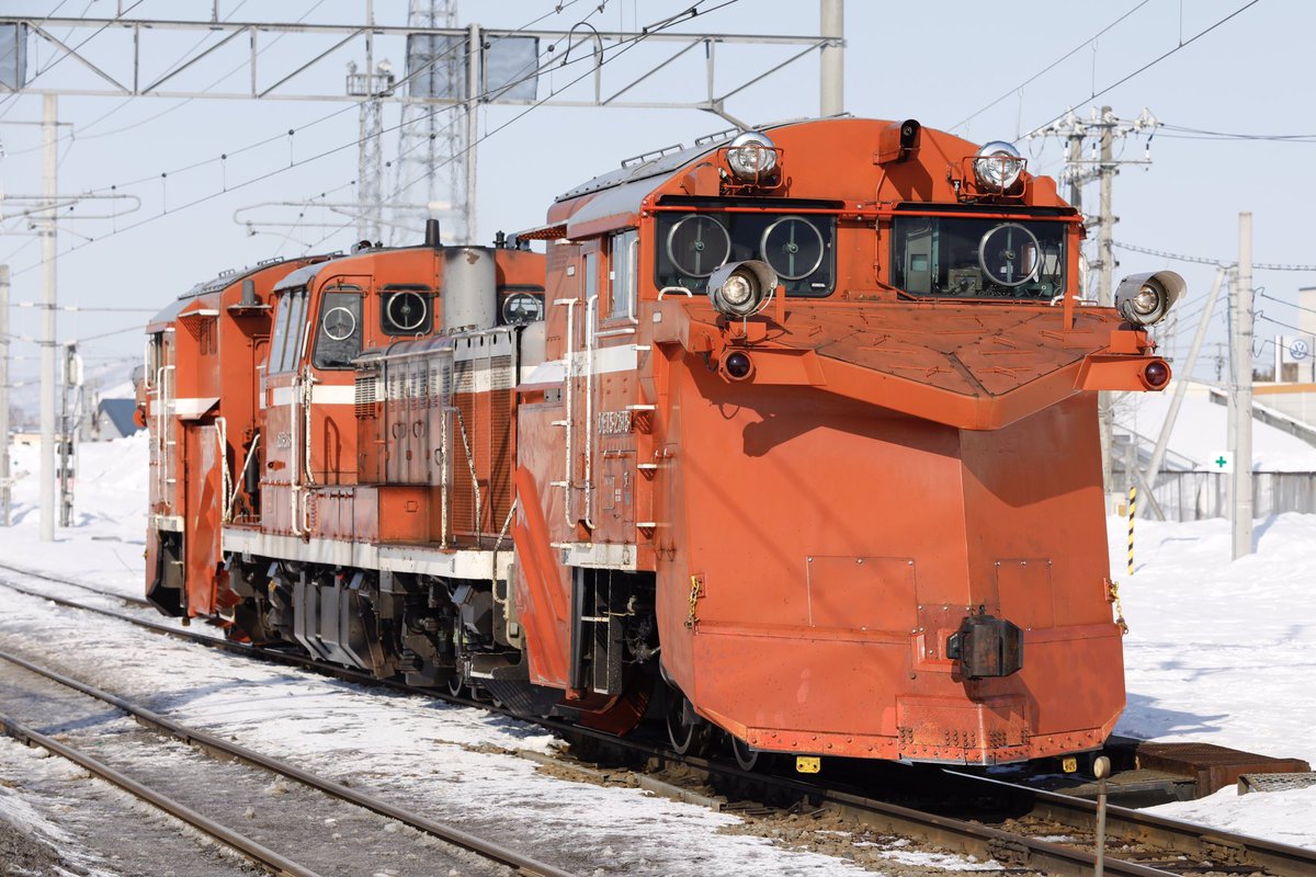 中央特快＠中野 on Twitter: "回雪350レ：宗谷ラッセル回送 DE15 2515 新旭川～旭川四条(14:21) 雪351レ：宗谷ラッセル下り 新旭川～永山(15:06) 回雪 ...