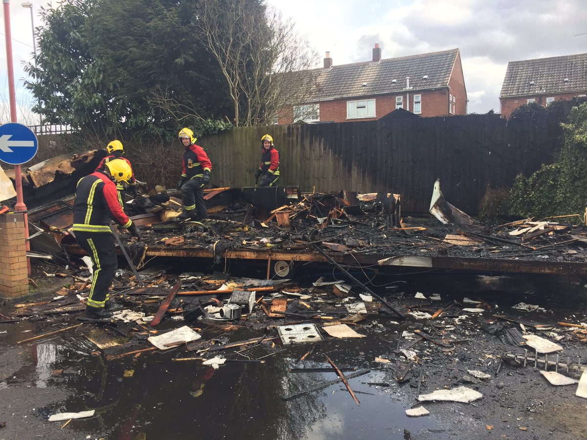 Caravan destroyed in suspected arson attack | Central - ITV News