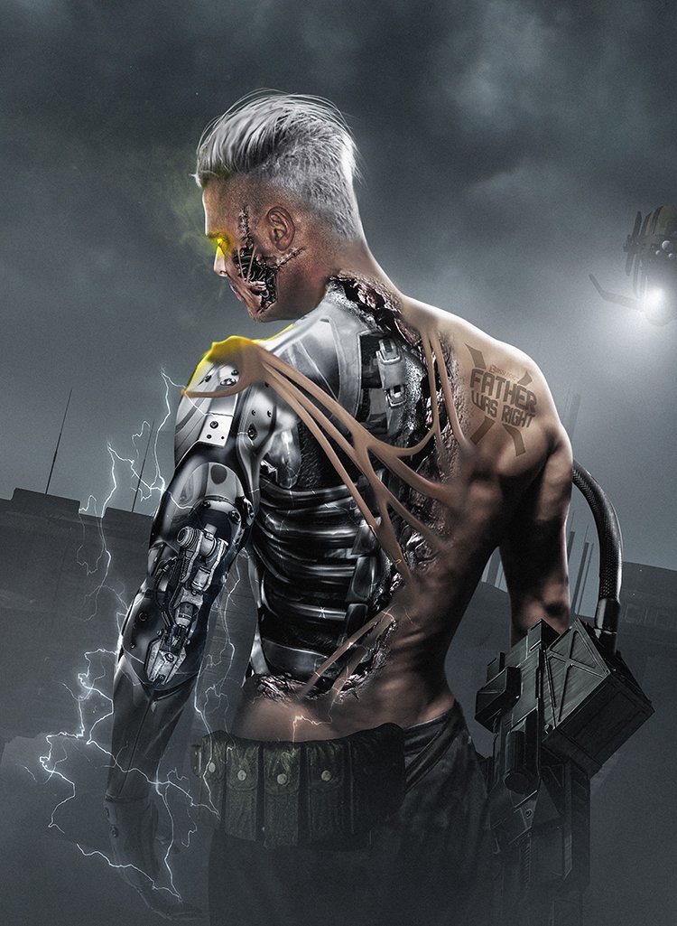 Brad Pitt Cable Concept Art