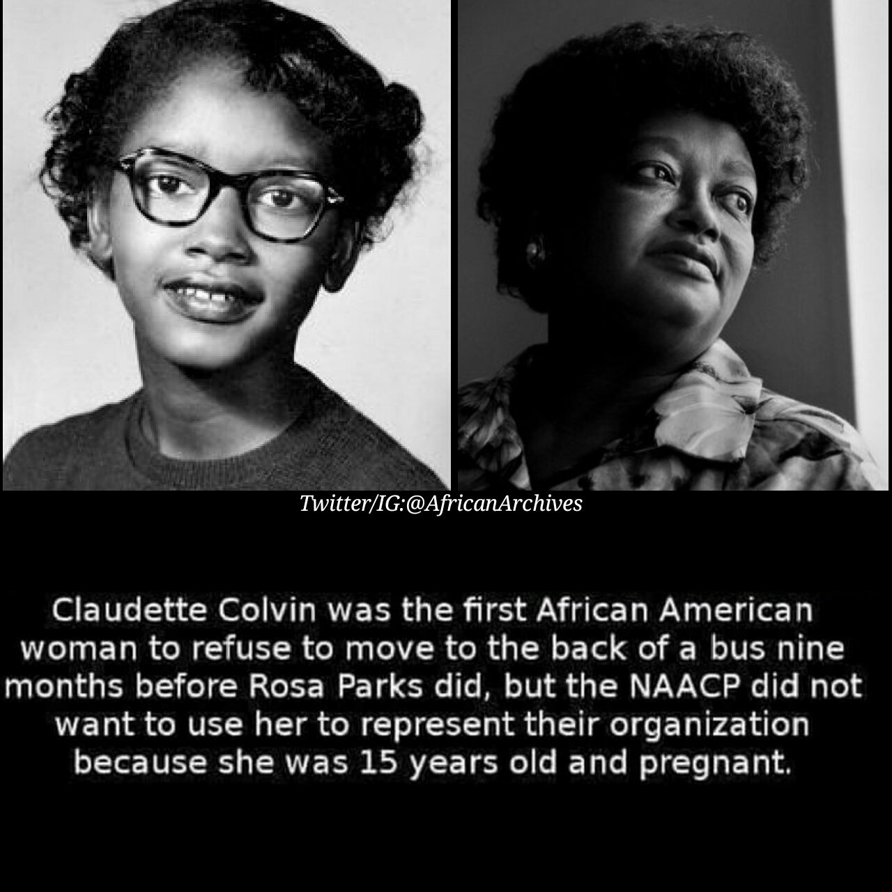 Claudette Colvin And Rosa Parks