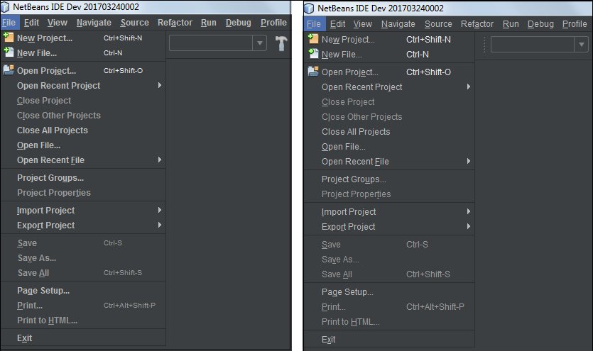 Apache NetBeans on Twitter: "Significantly Enhanced font rendering in NetBeans 9 (dev builds) on ...