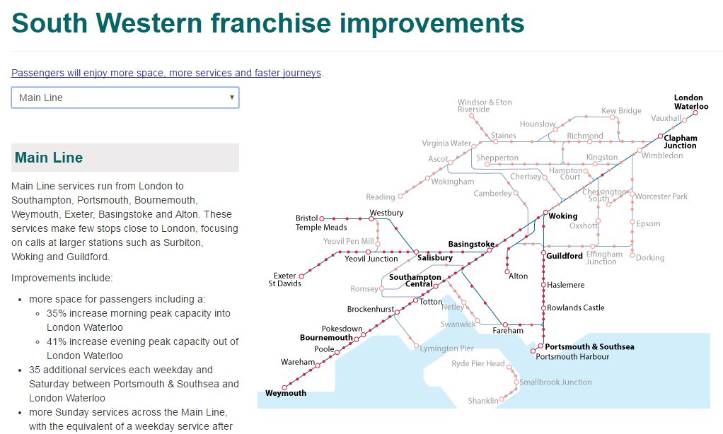 View our interactive map to see new SouthWestern rail franchise ...