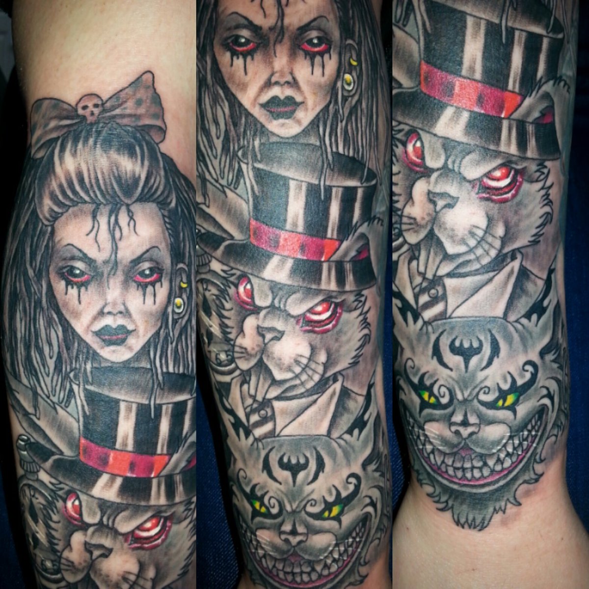 Evil Alice In Wonderland Tattoos