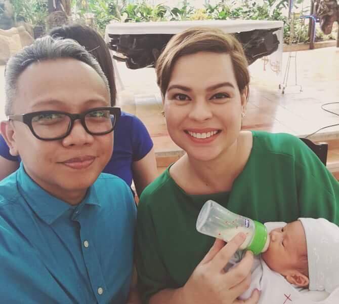 LOOK: Mayor Sara Duterte-Carpio during baptism of son Marko Digong ...