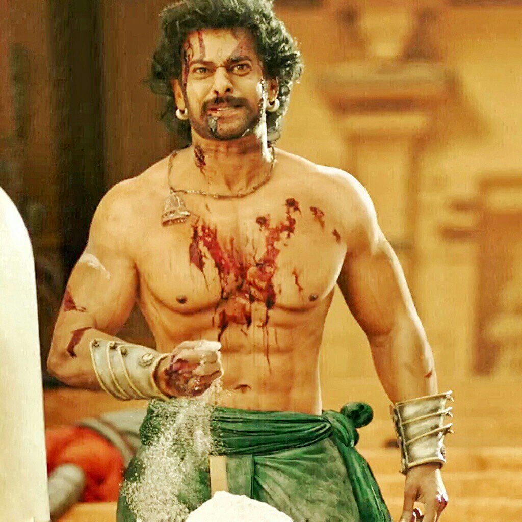 Prabhas In Six Pack In Bahubali