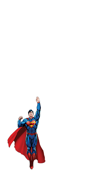 Superman Flying Upwards