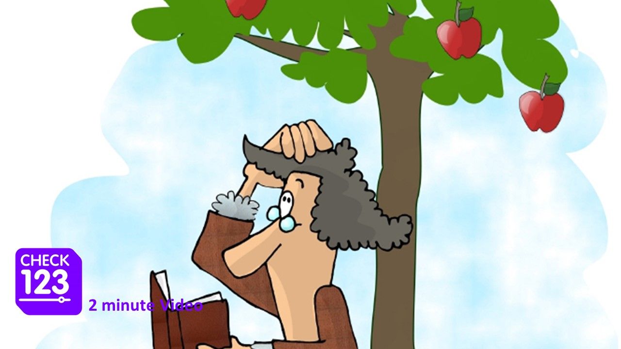 Isaac Newton Apple Animation