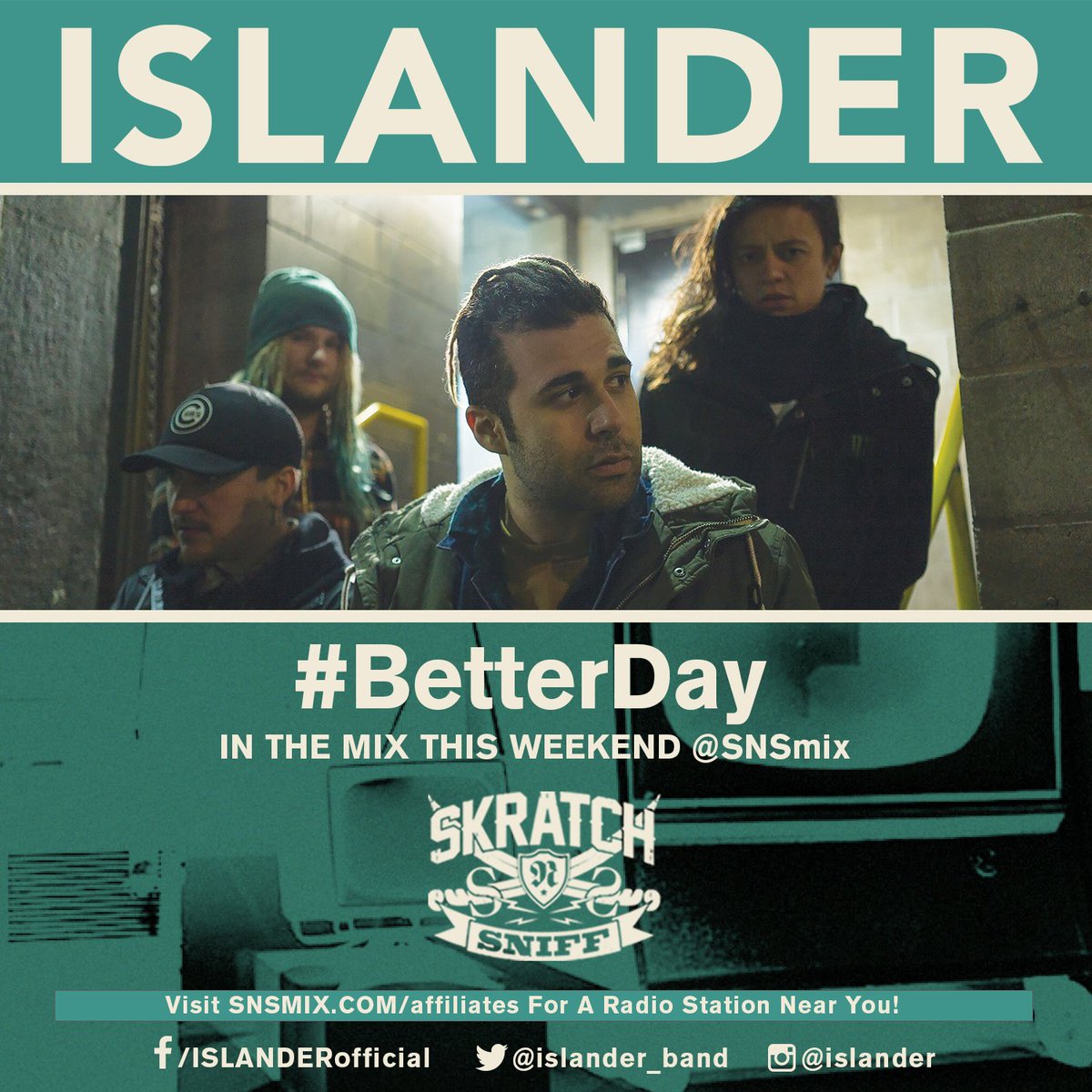 .ISLANDER_band is in the mix again this weekend on SNSmix! BetterDay ...
