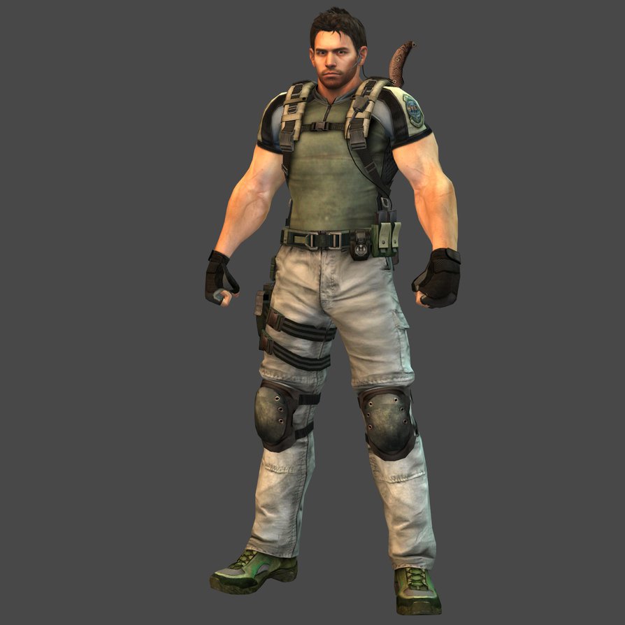 Chris Redfield On Twitter Resident Evil Chris Redfield Skin Model | My ...