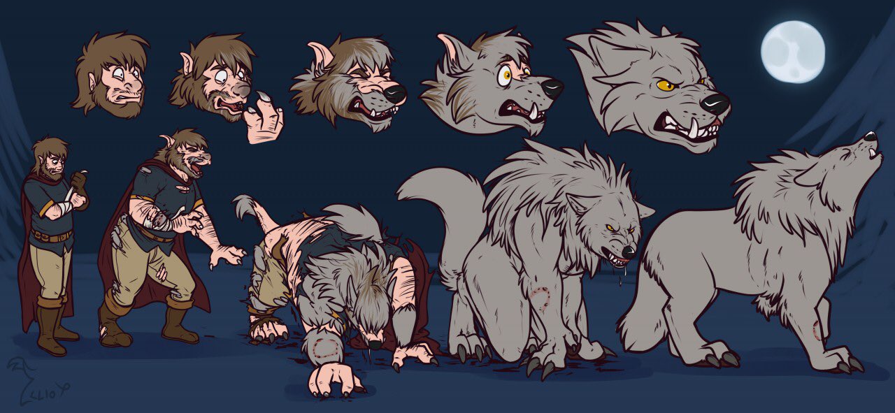Werewolf Transformation Sequence
