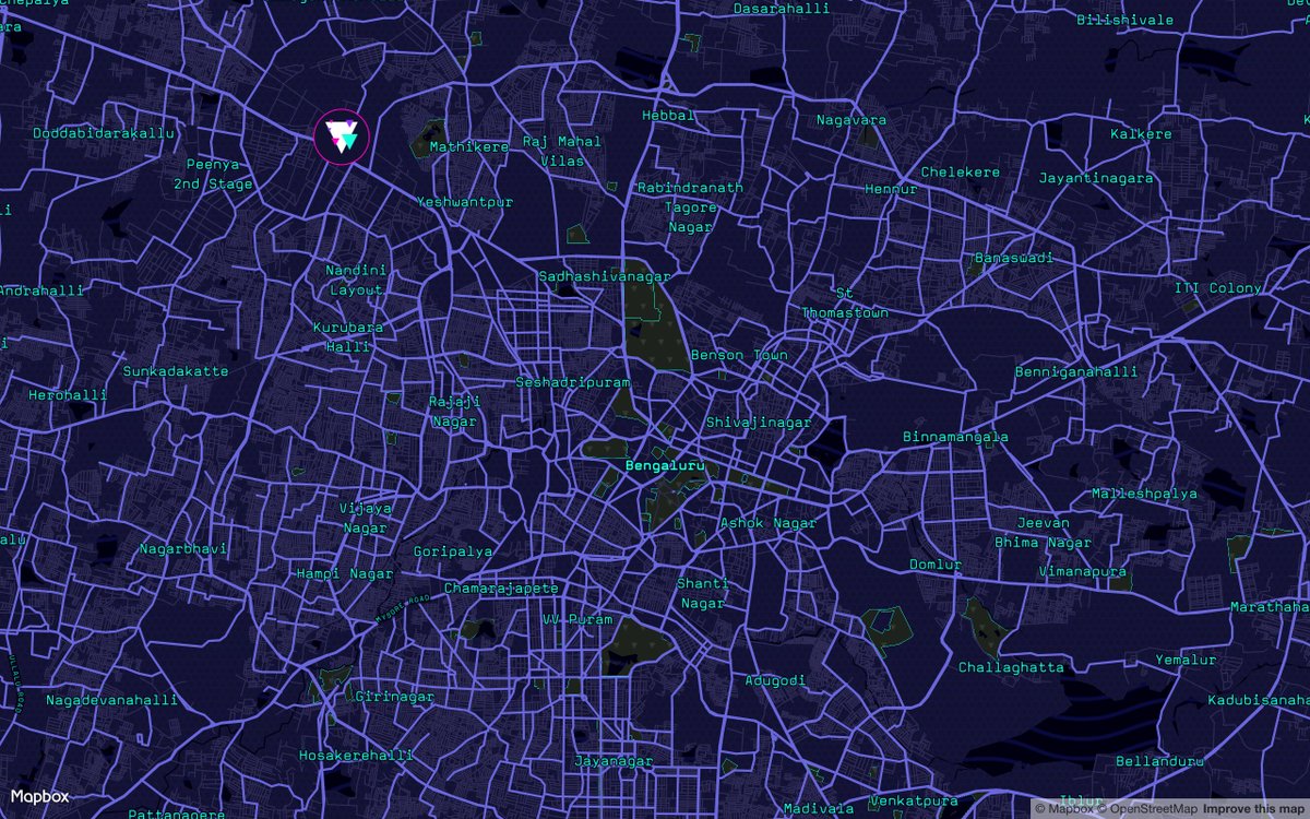 Rasagy Sharma on Twitter: "We’ll design a dark #map style in @Mapbox Studio, with neon colors ...