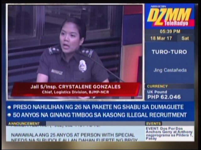 DZMM TeleRadyo on Twitter: "NGAYON sa DZMM: Jail C/Supt. Emilie Aranas at Jail S/Insp ...