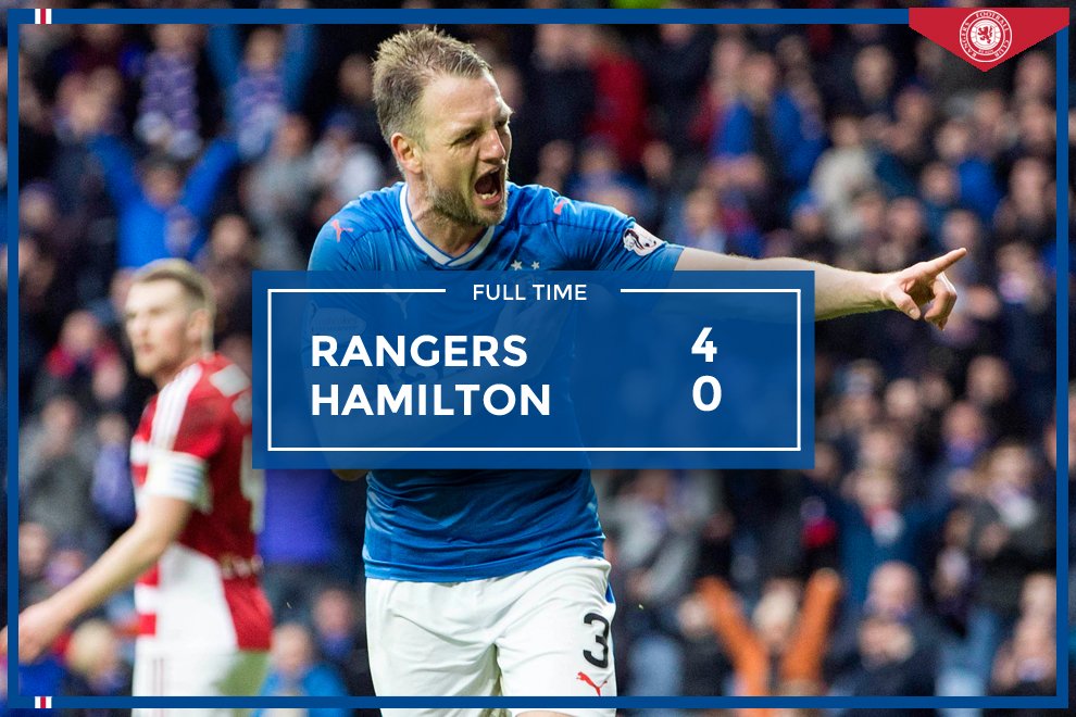 Rangers 4-0 Hamilton : r/rangersfc