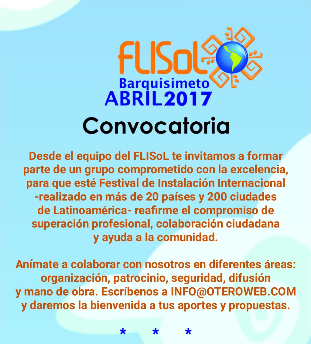 FLISoL Lara (@flisol_lara) | Twitter