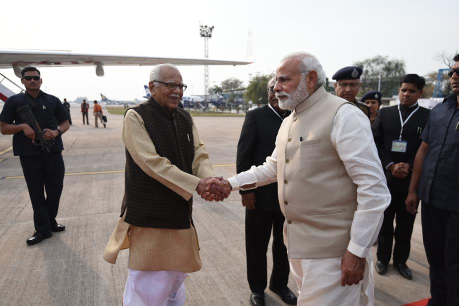 Pib India On Twitter Pm Narendramodi Departs From Lucknow After